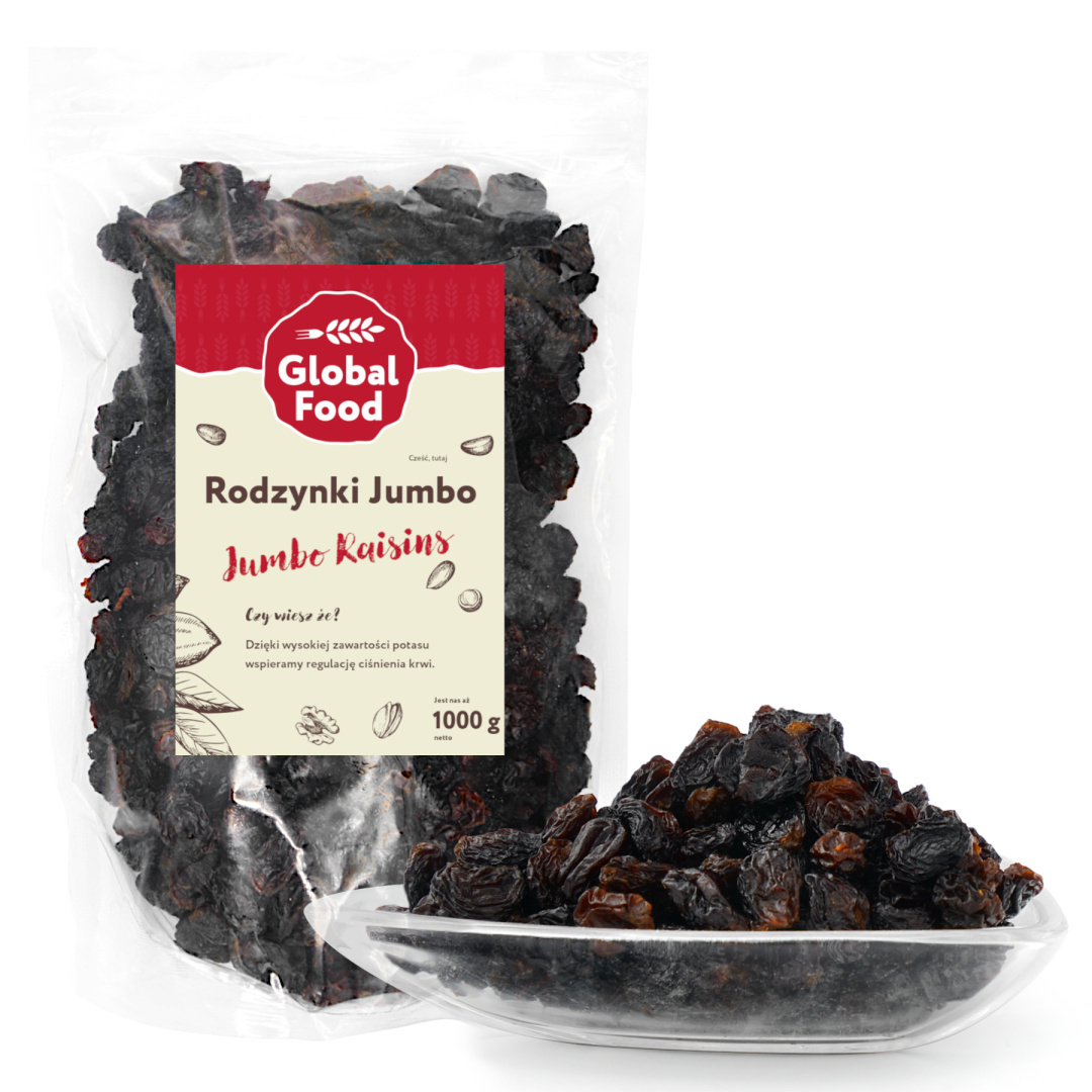 RODZYNKI THOMPSON JUMBO 1kg - Global Food